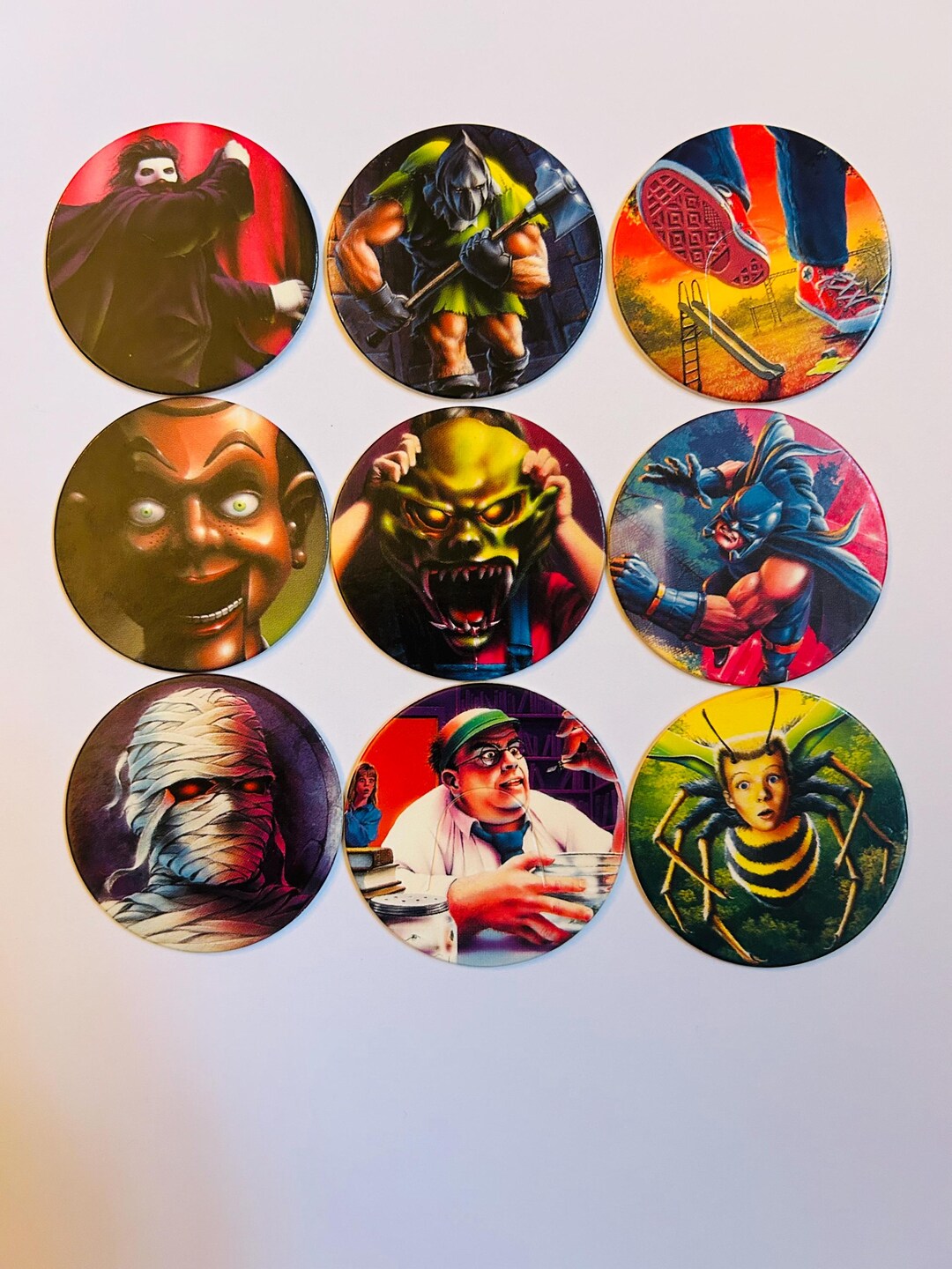 Choose a Pog From the Goosebumps Milk Caps Collection - Etsy