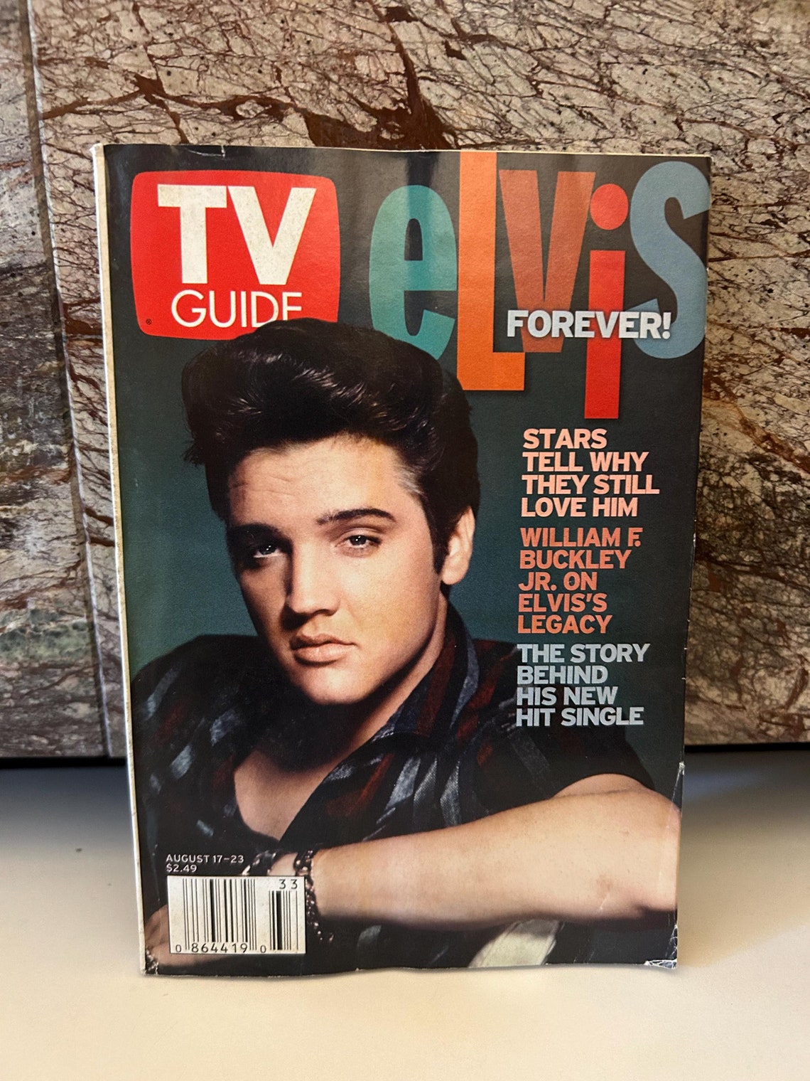 Elvis TV Guide August 2002 - Etsy
