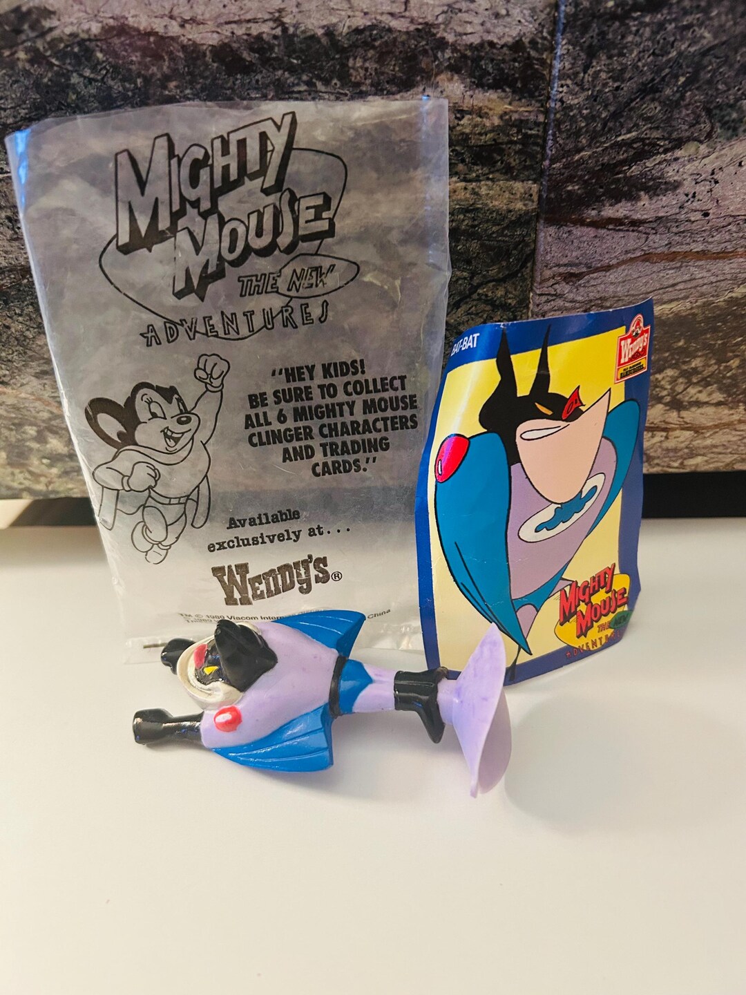 Mighty Mouse 1989 Wendy's Toy - Etsy