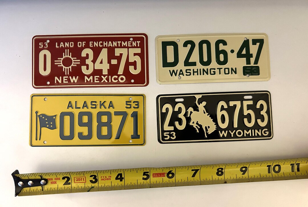 Mini Bike License Plate - 1953 Collection - Choose One General Mills ...