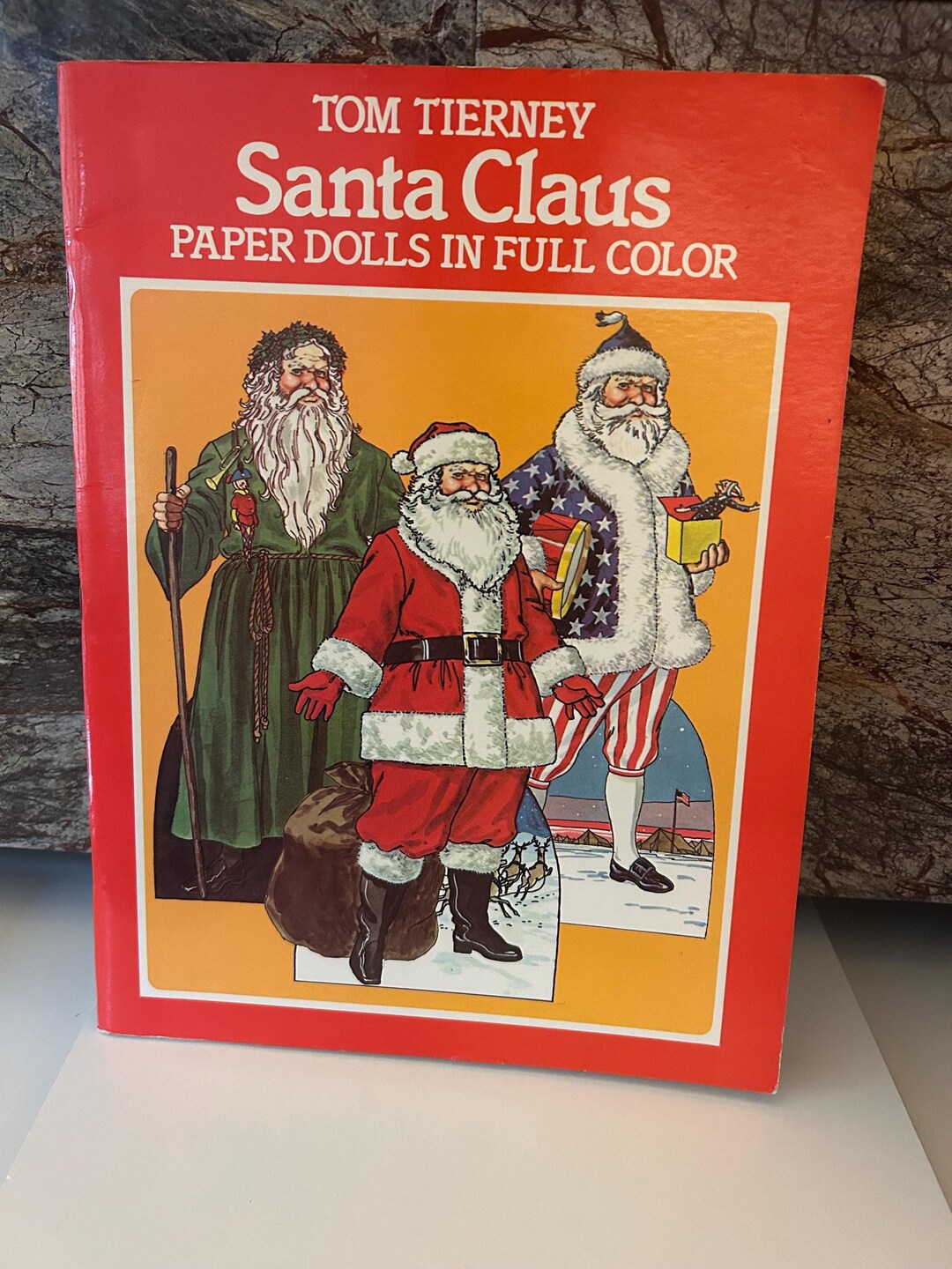 Santa Claus 1983 Paper Dolls Book by Tom Tierney - Etsy