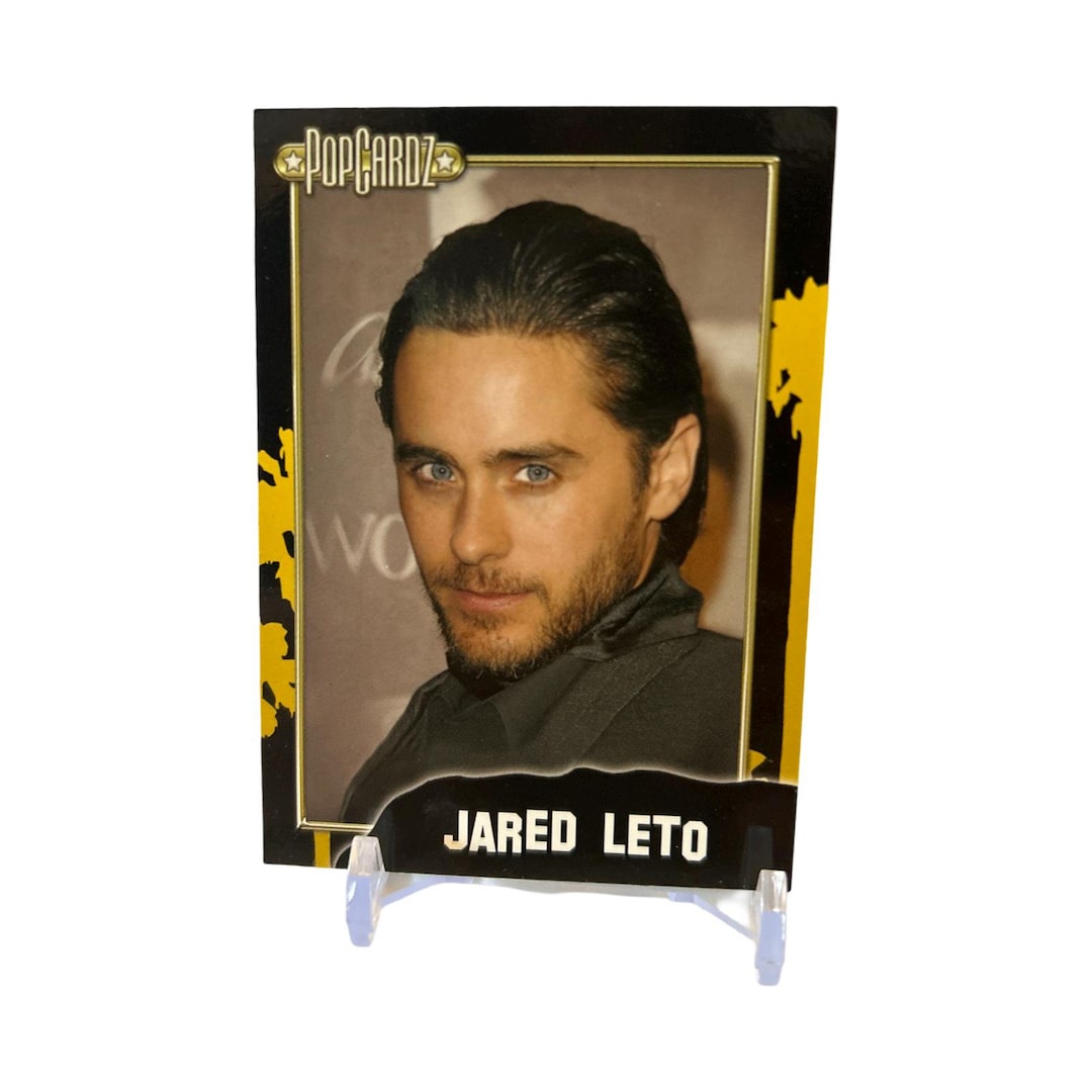 Jared Leto Trading Card #7 - Etsy
