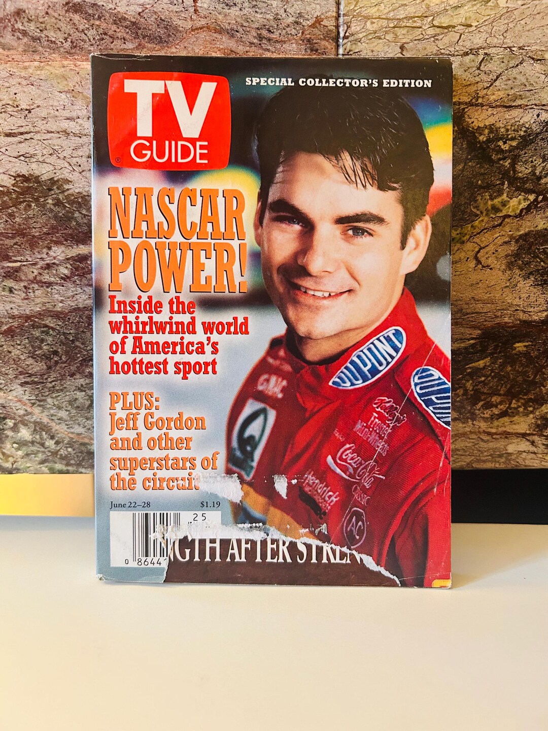 Jeff Gordon Nascar TV Guide 1996 Special Collector's Edition - Etsy