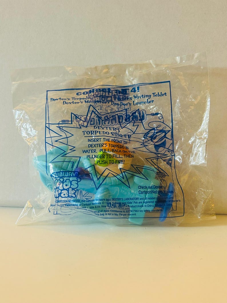 Dexter's Laboratory 1999 Subway Happy Meal Toy, Cake Topper, Party ...