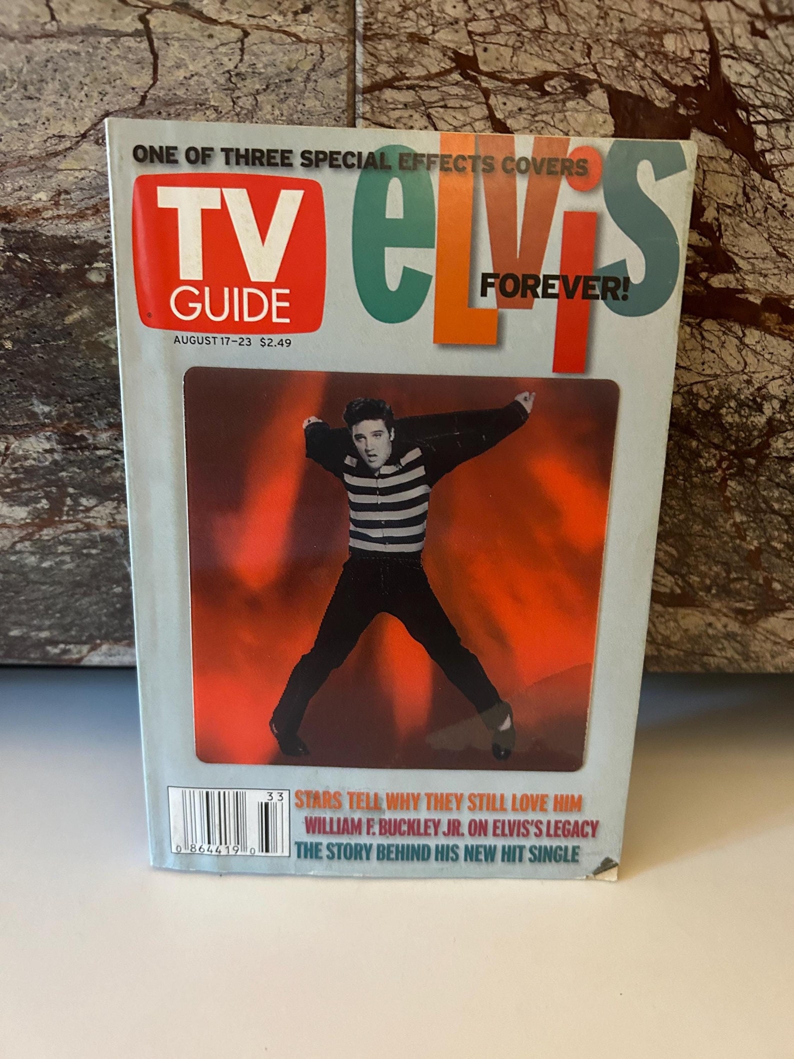 Elvis TV Guide August 2002, Cover One of Three - Etsy