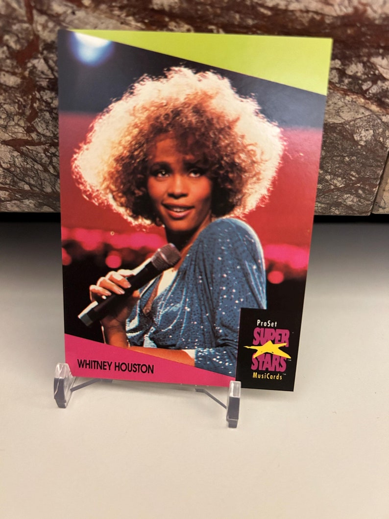 Whitney Houston 1991 Trading Card #60 - Etsy