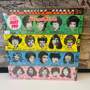 Rolling Stones 1978 LP Vinyl Some Girls Album - Etsy