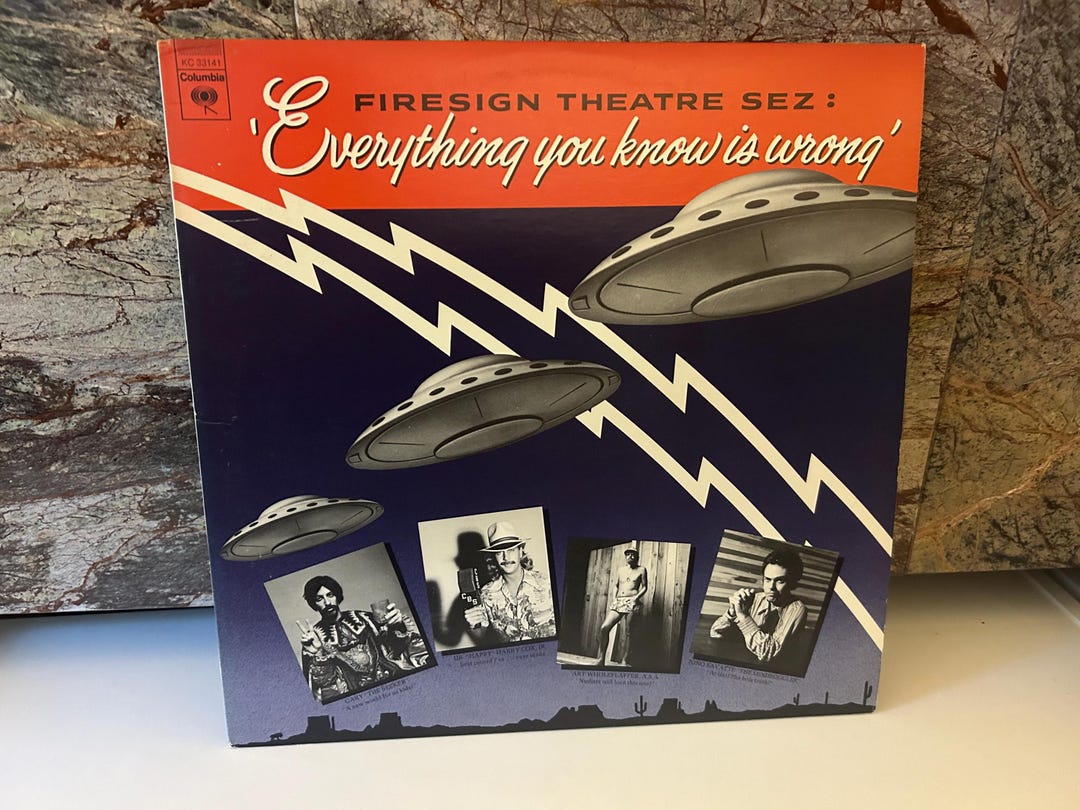 Firesign Theatre SEZ 1974 Vinyl Everything You Know Album - Etsy