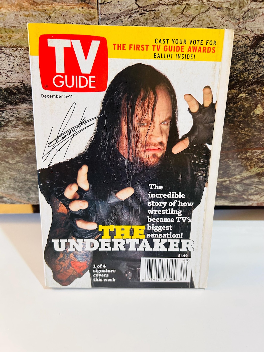 The Undertaker TV Guide 1998 Signature Cover Edition - Etsy