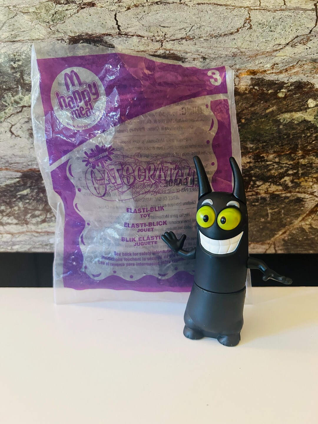 Cat Scratch Nickelodeon Elasti-blik Toy - Etsy