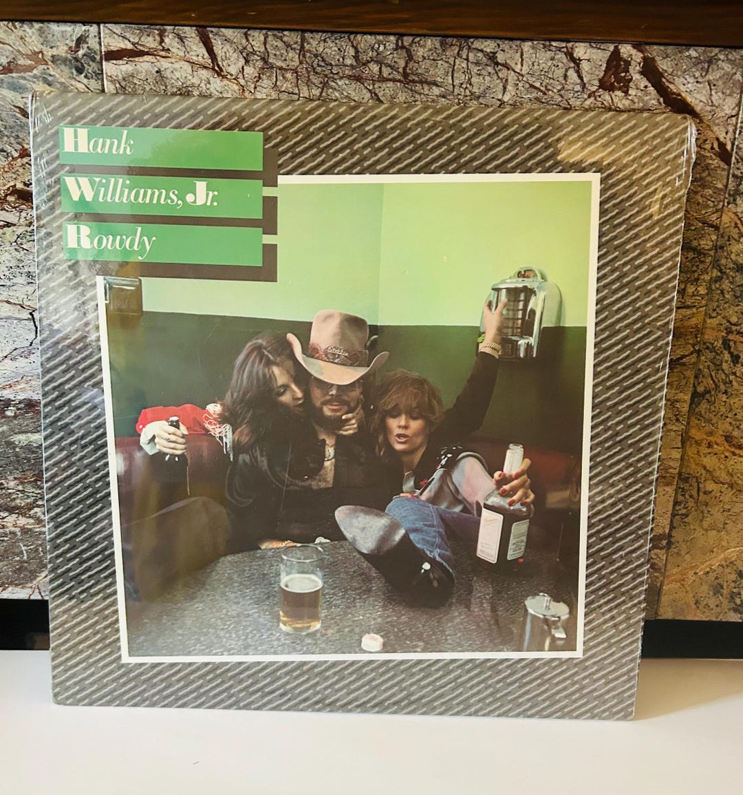 Hank Williams Jr. 1981 Vinyl Record Rowdy Album - Etsy