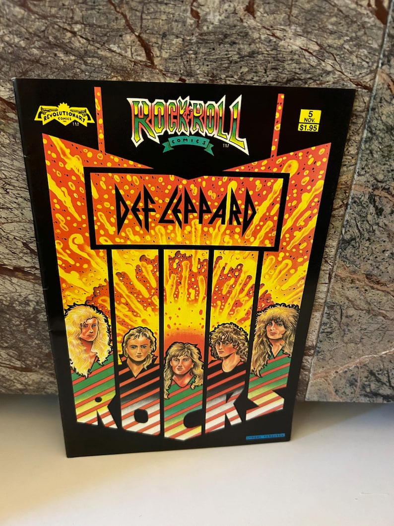 Def Leppard Rock N' Roll Comic Book No. 5, November 1989, First ...