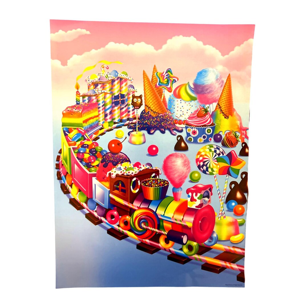 Lisa Frank Poster 14x19 Ice Cream Party Glossy Backdrop Single Sheet - Etsy