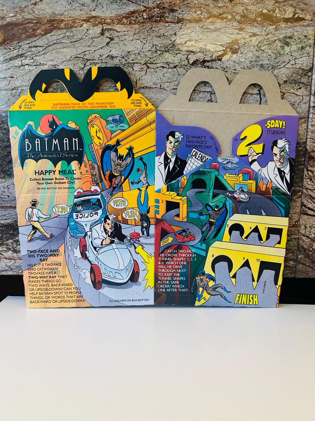 Batman 1993 Happy Meal Box, Party Favor Box - Etsy