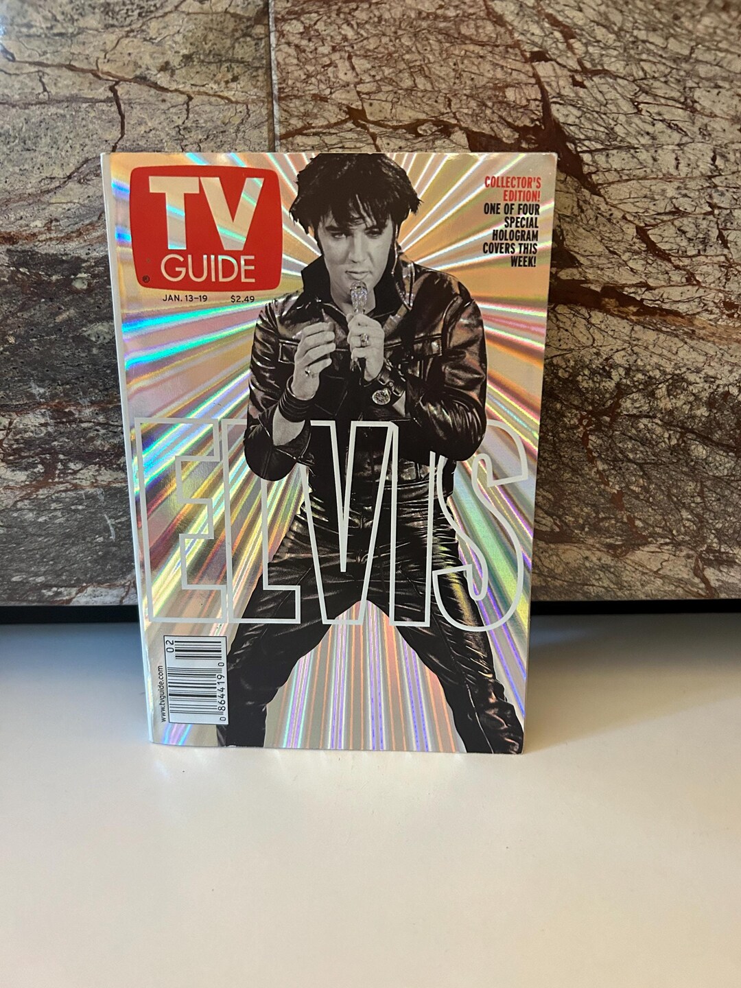 Elvis TV Guide January 2001, Cover One of Four - Etsy