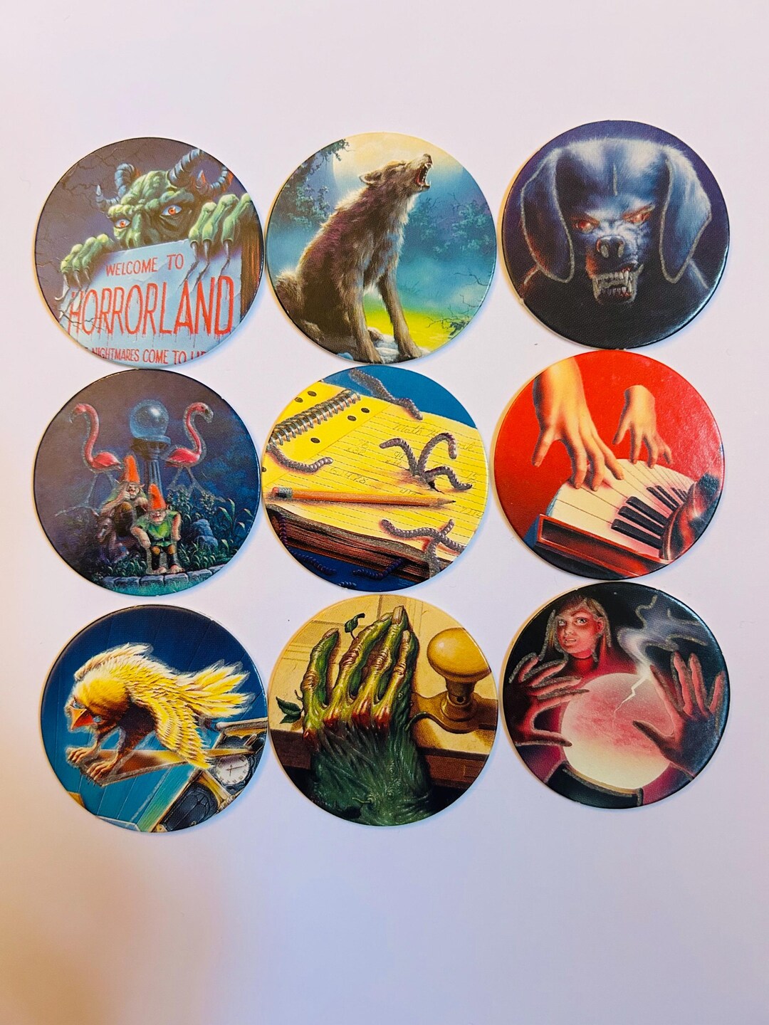 Choose a Pog From the Goosebumps Milk Caps Collection - Etsy