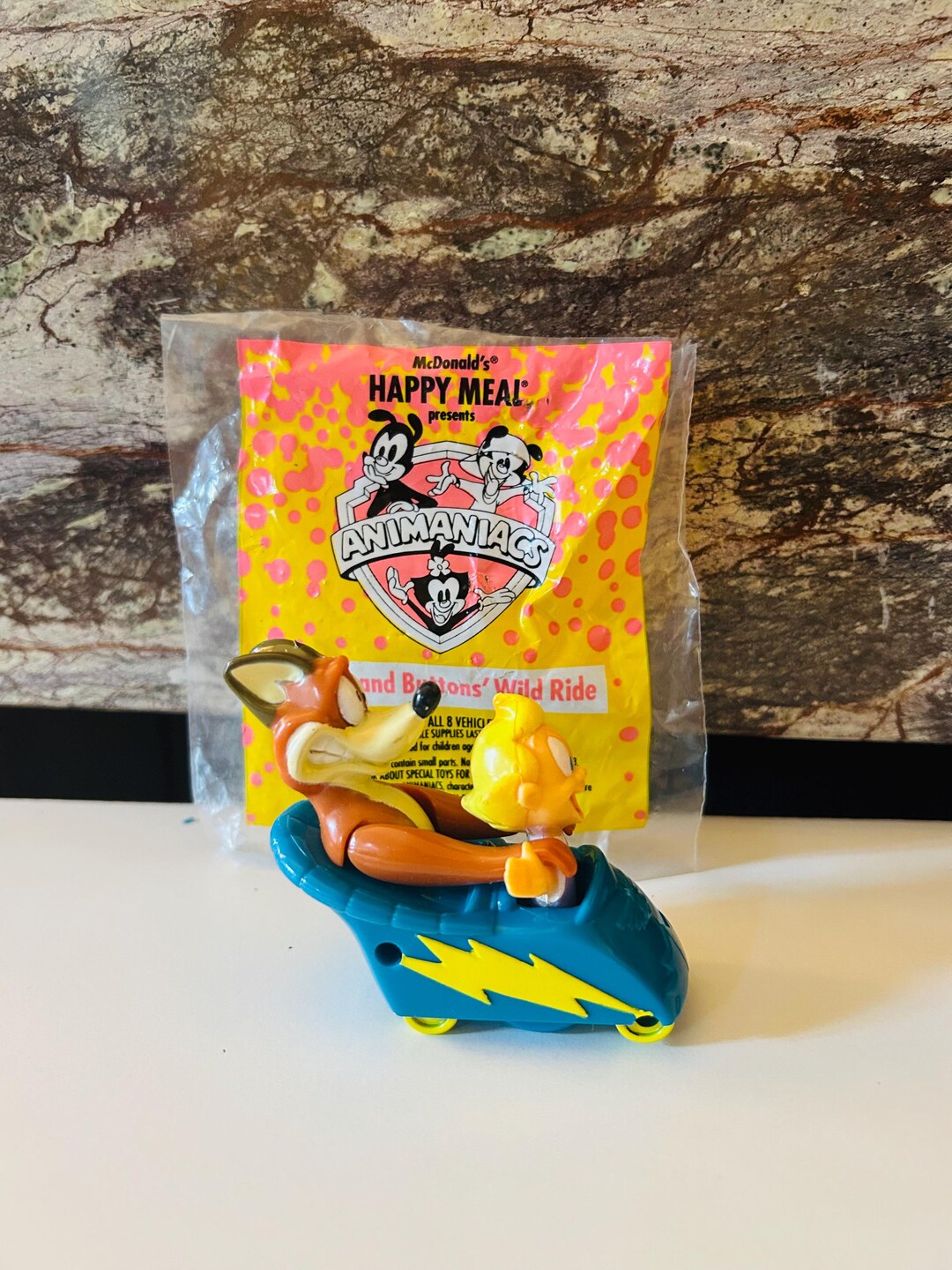 Animaniacs 1993 Toy Mindy and Buttons Wild Ride - Etsy