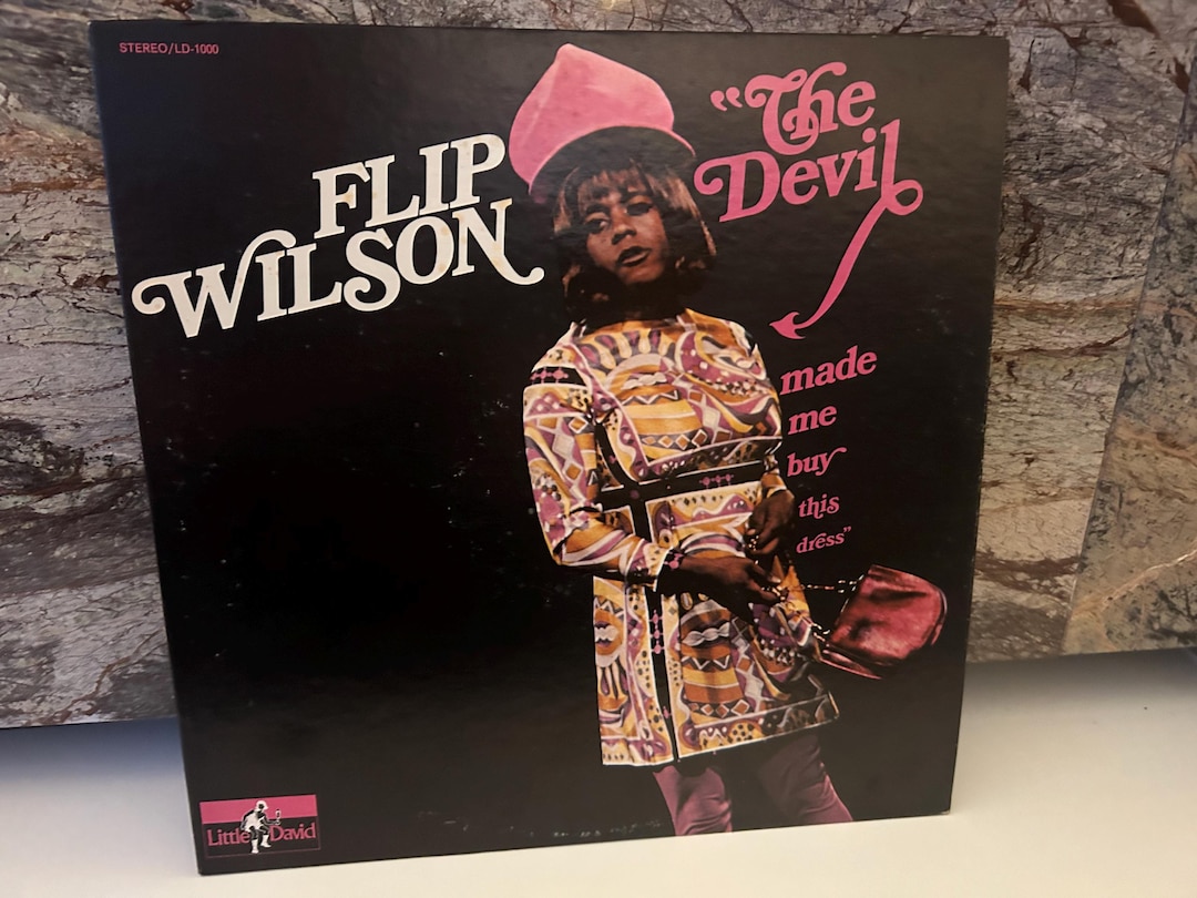 Flip Wilson 1970 LP Vinyl Record the Devil Made Me Buy This Dress Album ...