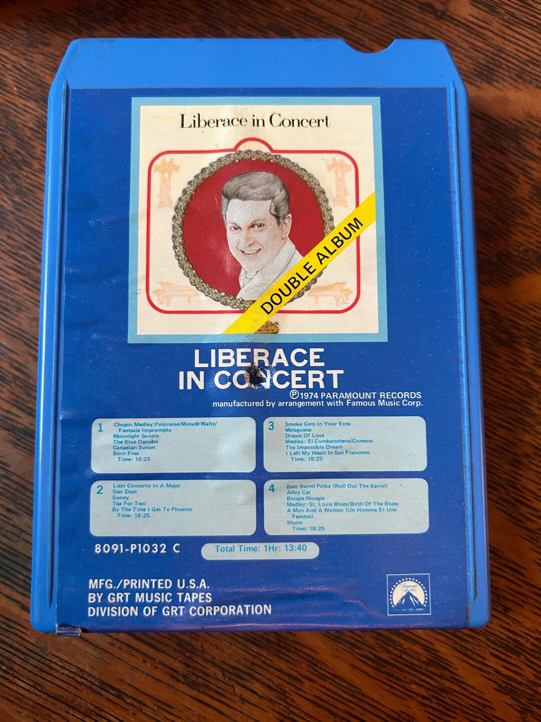 Liberace in Concert Vintage 8 Track Tape - Sold AS IS - Etsy