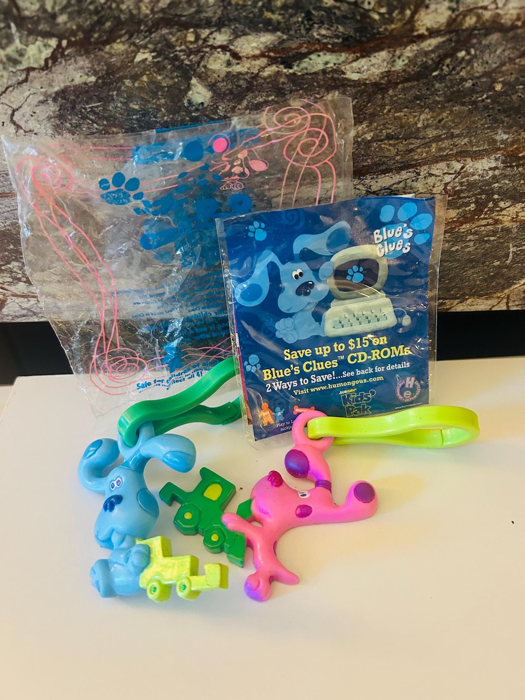 Friendship Keychains Blues Clues 1999 Subway Happy Meal Toy - Etsy