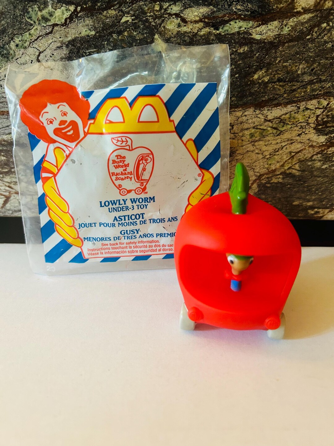 Lowly Worm 1995 Under 3- Toy From the Busy World of Richard Scarry ...