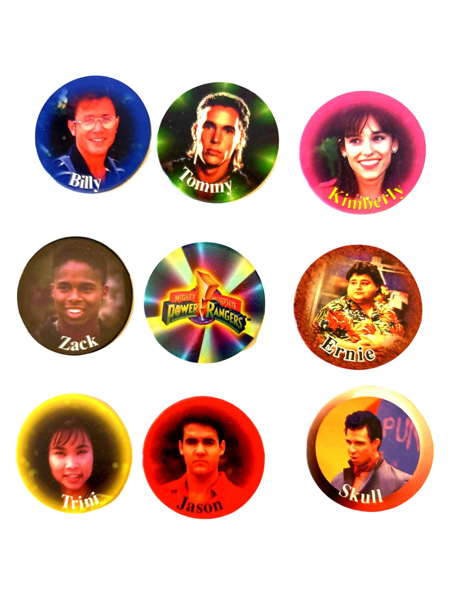Power Rangers 90s Pogs - Choose a POG - Etsy