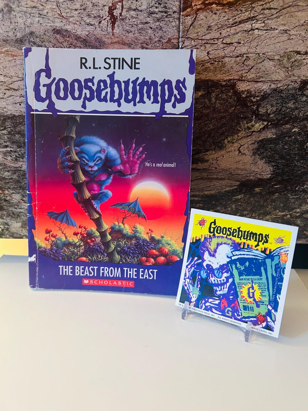 Beast From the East Reprint Goosebumps Book #43 With RARE 1995 Curly ...