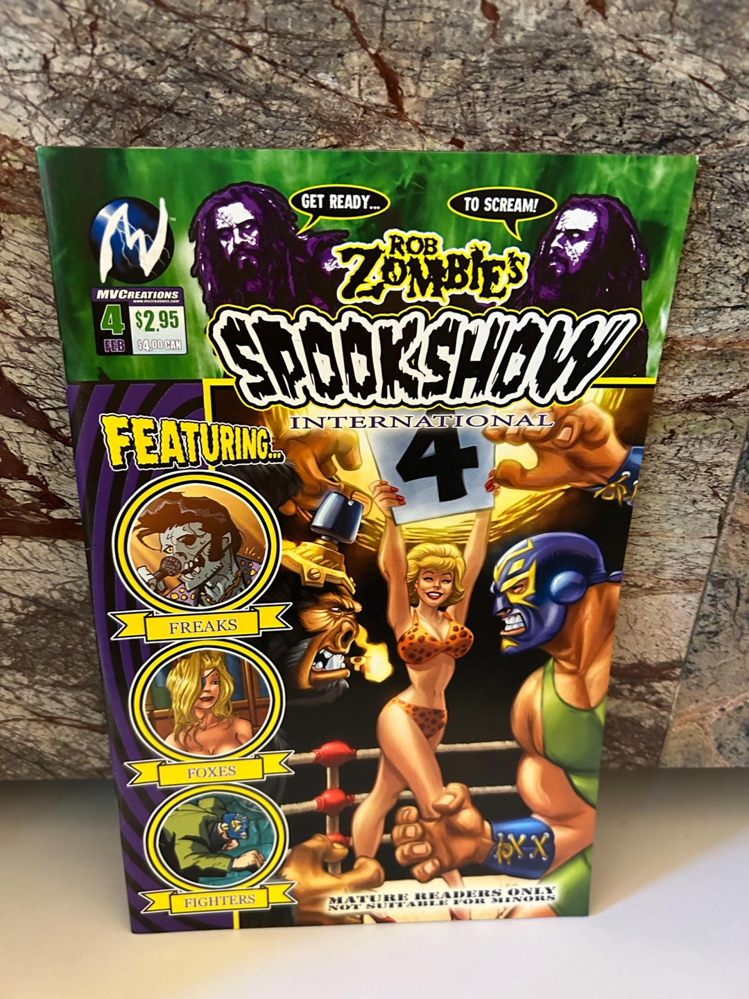 Rob Zombie Spookshow Comic No. 4 January 2004 First Printing - Etsy