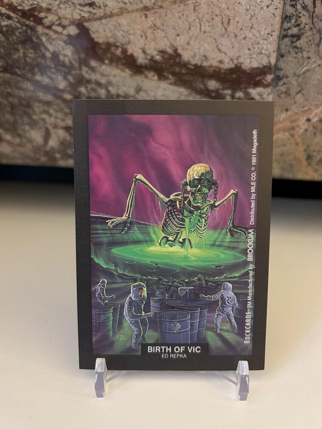 Birth of VC Ed Repka 1991 Rock Sticker Card - Etsy