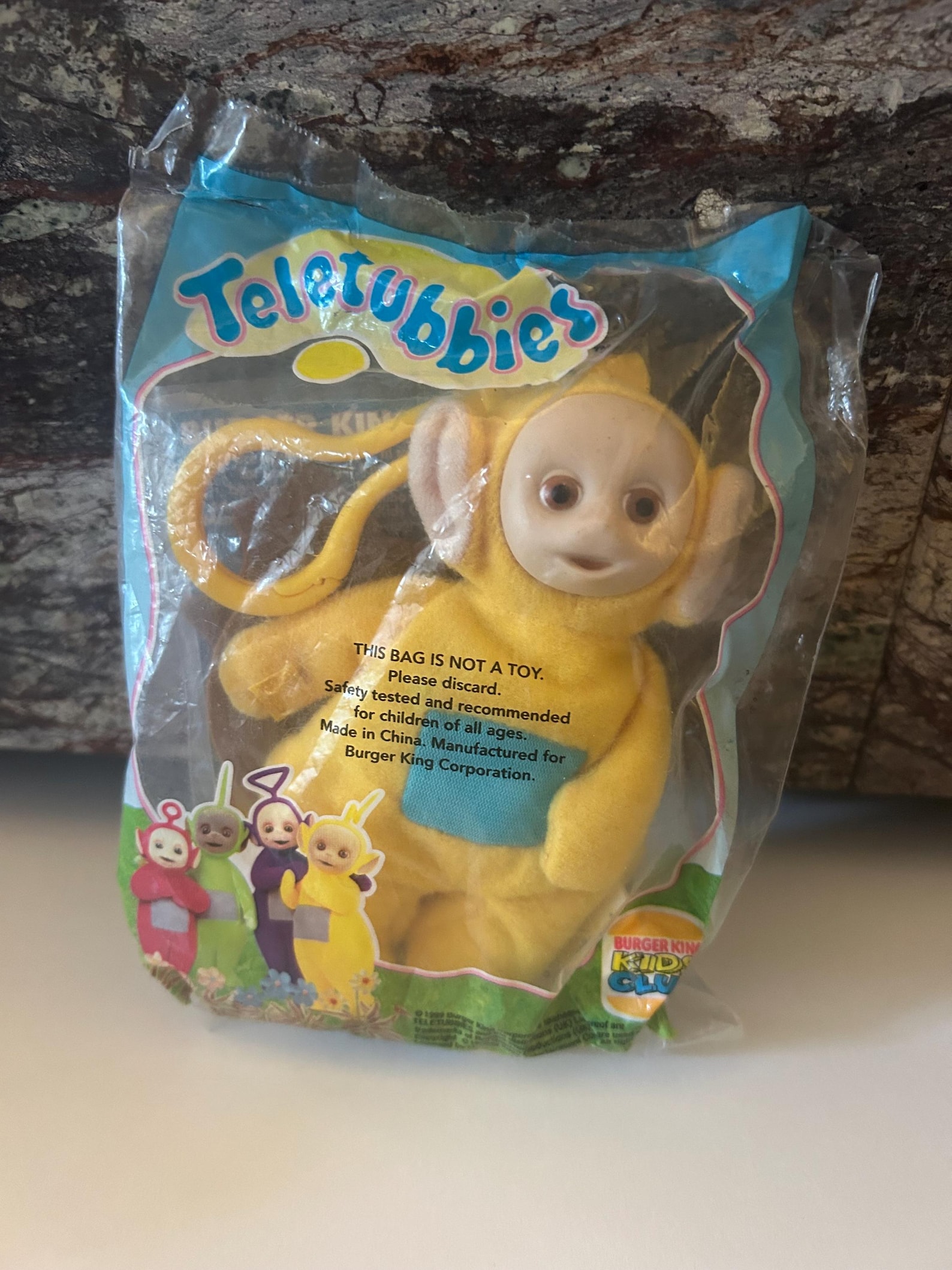 Teletubbies 1999 Laa-laa Clip on Beanbag Puppet - Etsy
