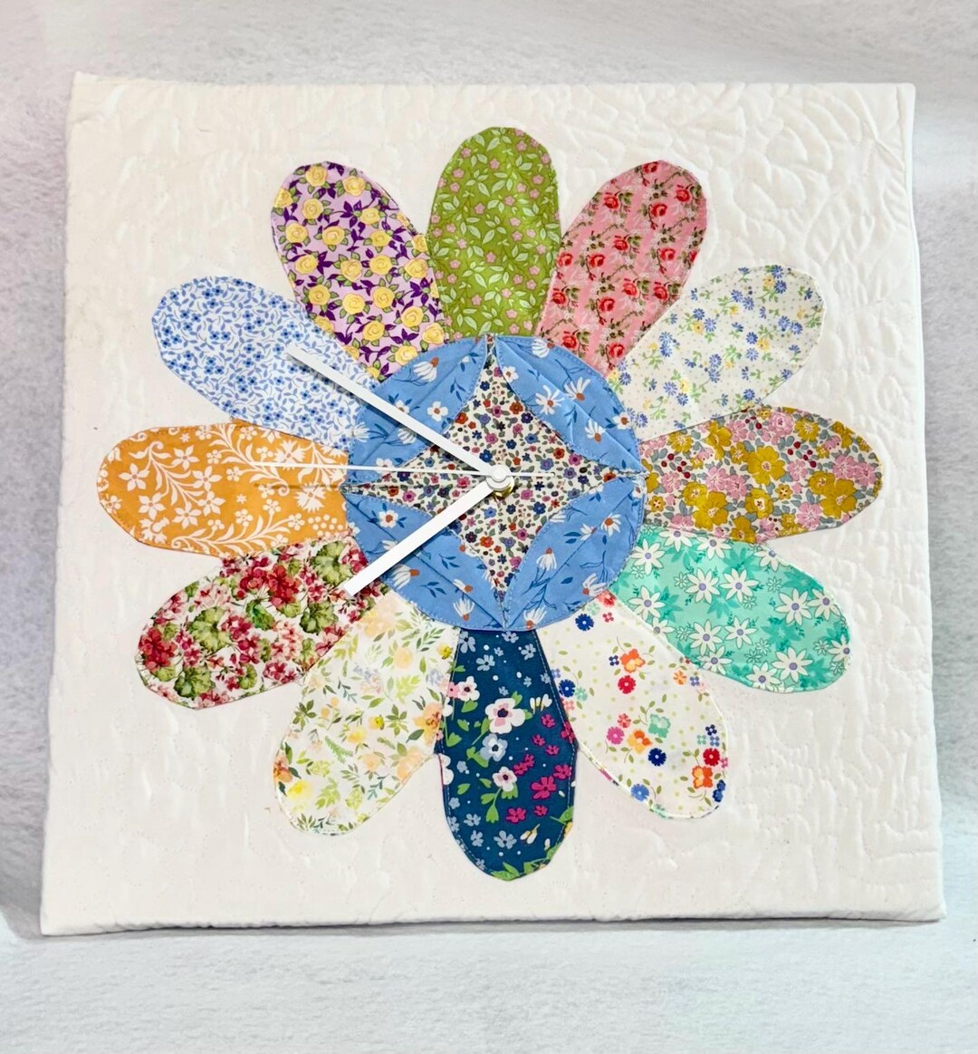 Quilted Clock Pattern - Etsy