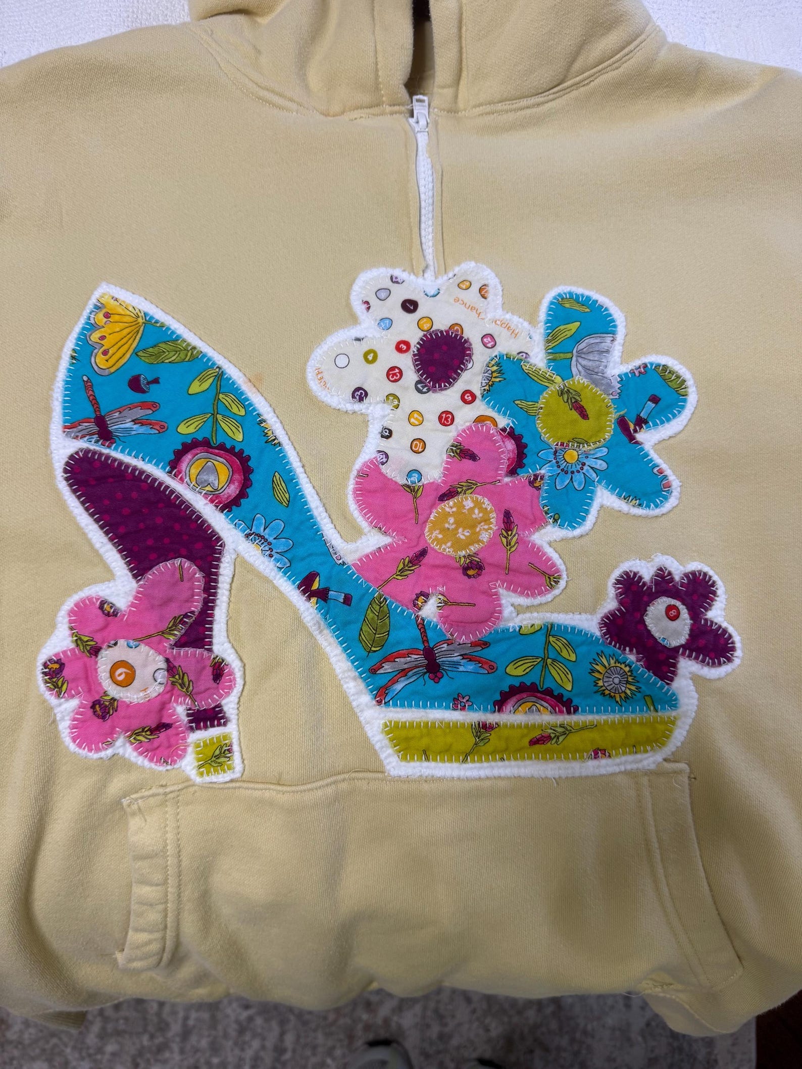 High Heel Shoe Raw Edge Applique Design - Etsy