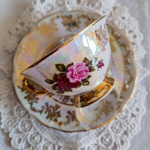Tea Cup Roses | Floral Porcelain | Gold Hand Painted | Vintage Tea Cup ...