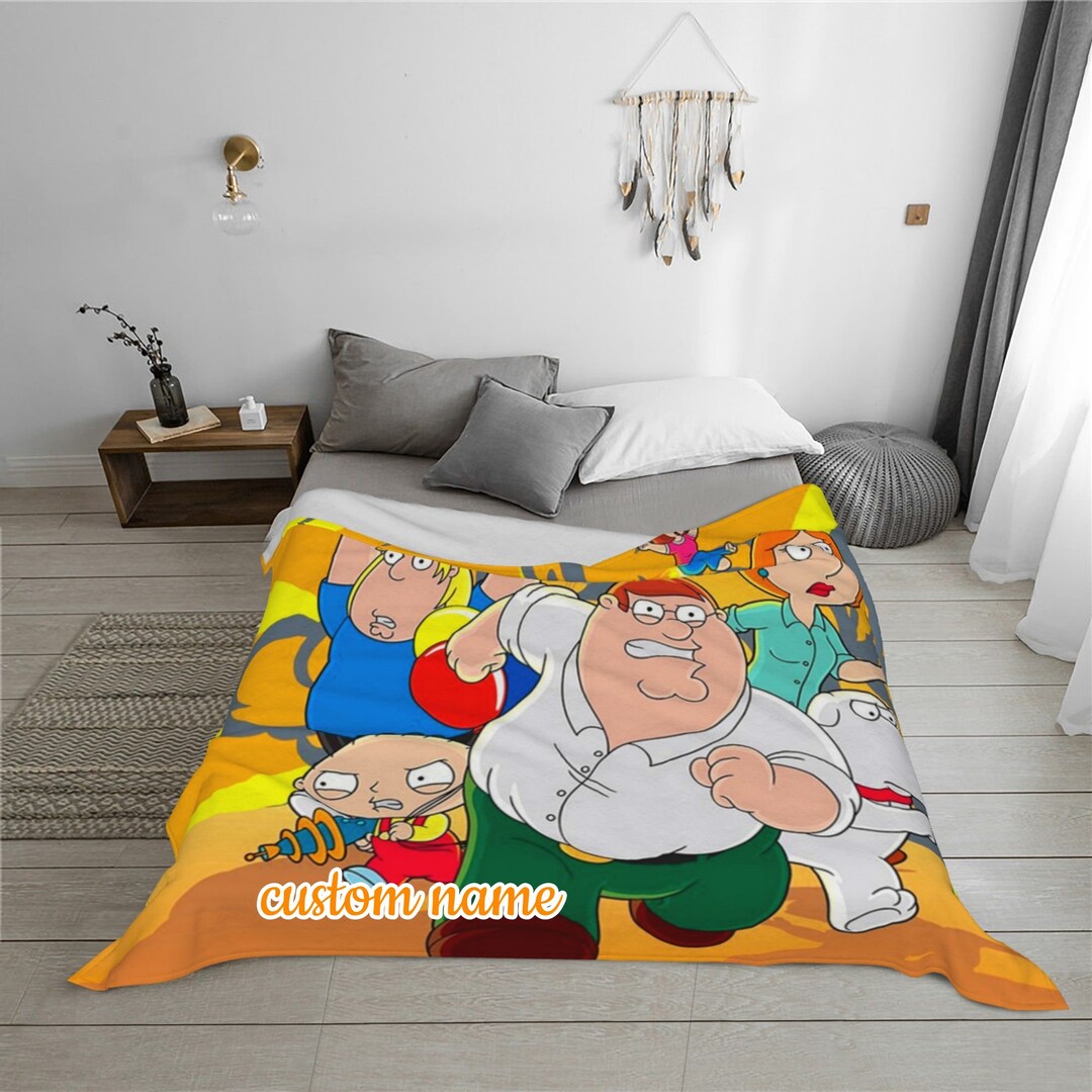 Custom Name Family Guy Blanket Personalized Blanket Soft - Etsy