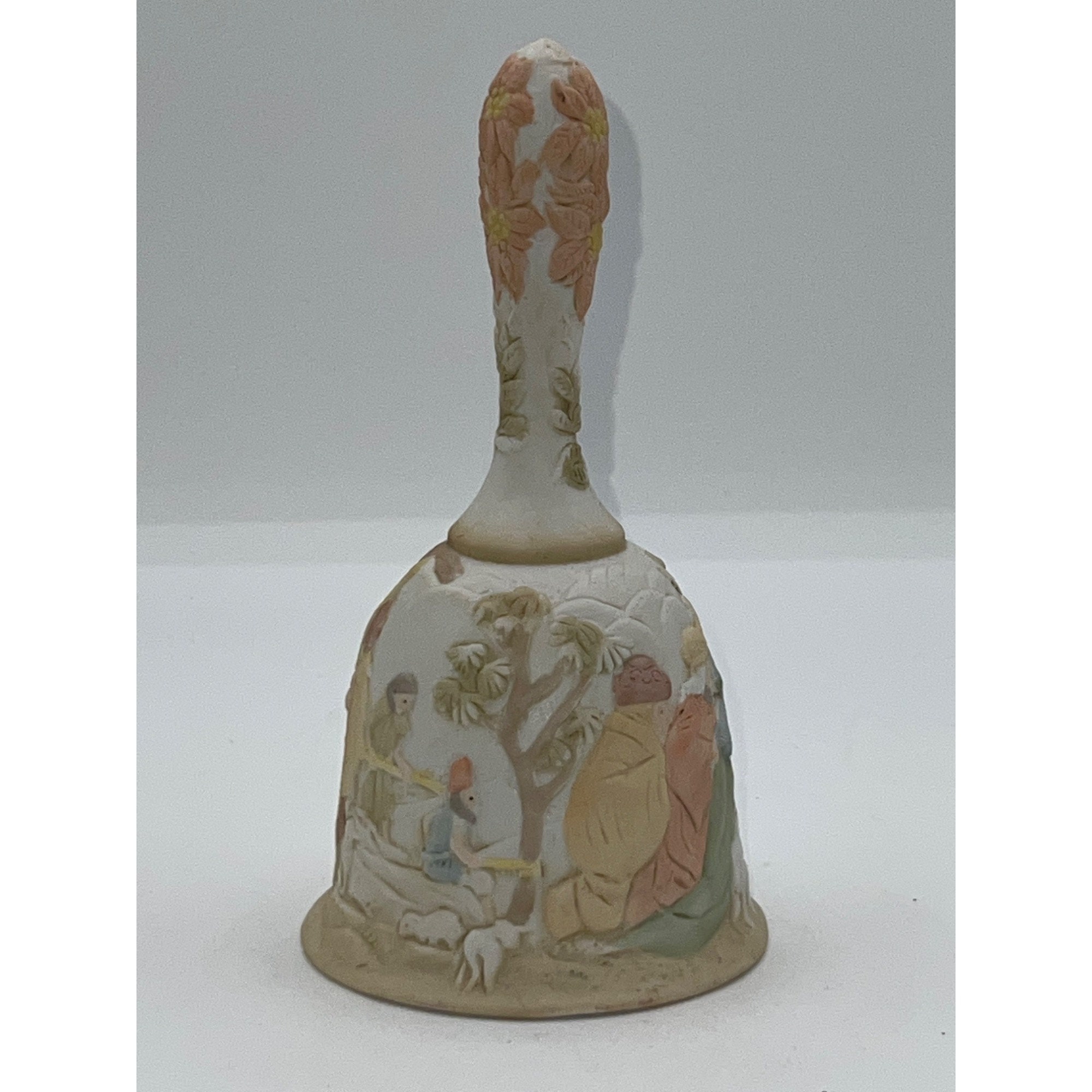 Vintage Lefton China Nativity Bell 1982 the Christopher Collection 7 ...