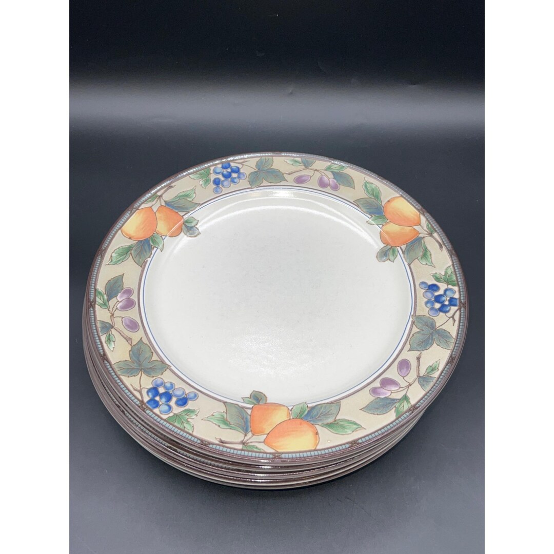 Vintage Mikasa Intaglio Ceramic Garden Harvest Dinner Plate 11 1/8 ...
