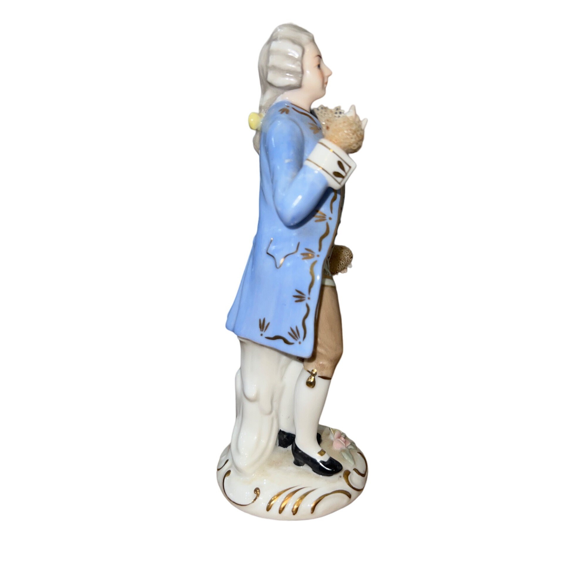 Dresden Porcelain Sandizell West Germany Colonial Gentleman - Etsy