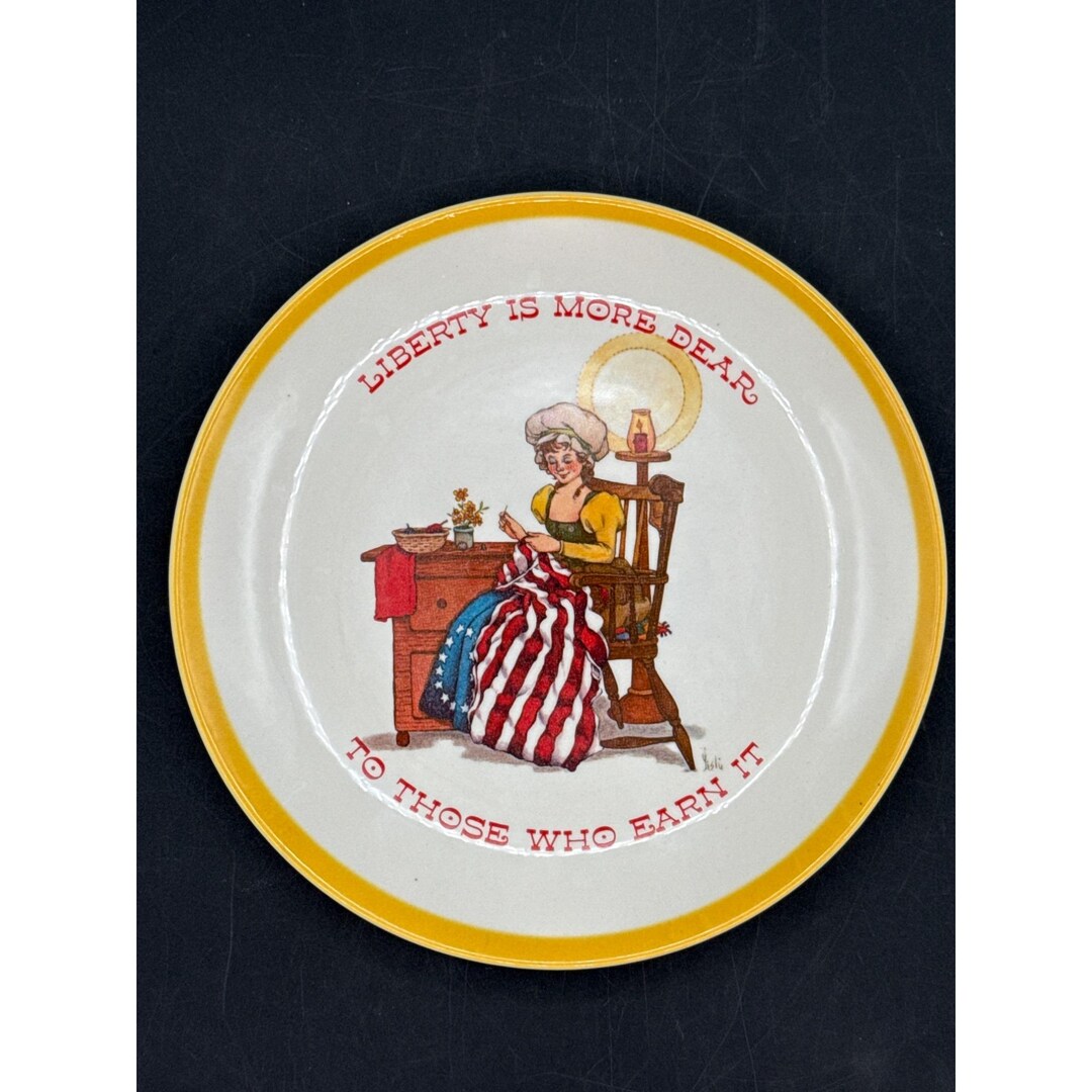 Keepsake Dear Hearts Limited Edition Plate "liberty is More Dear ...