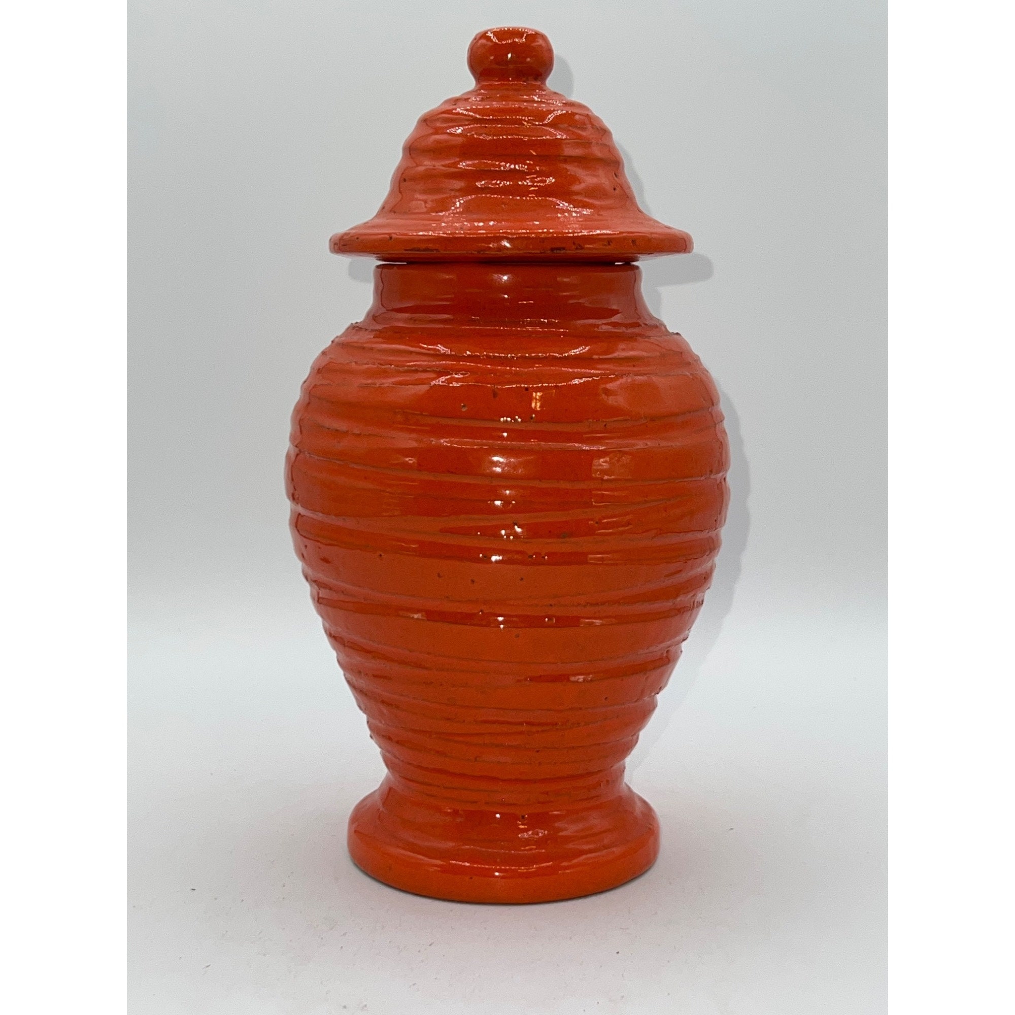 Bitossi Mid-century Vase Rosenthal Netter Authentic Persimmon Orange ...