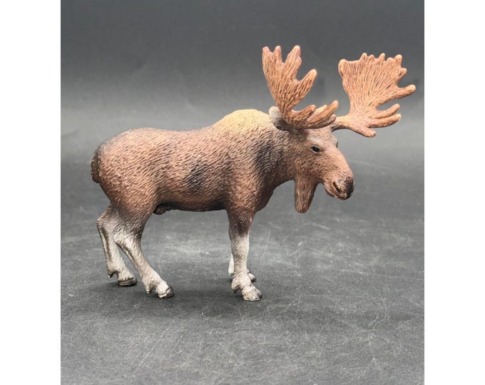 Schleich Moose Figurine Brown Realistic Wildlife Animal Toy Collectible ...