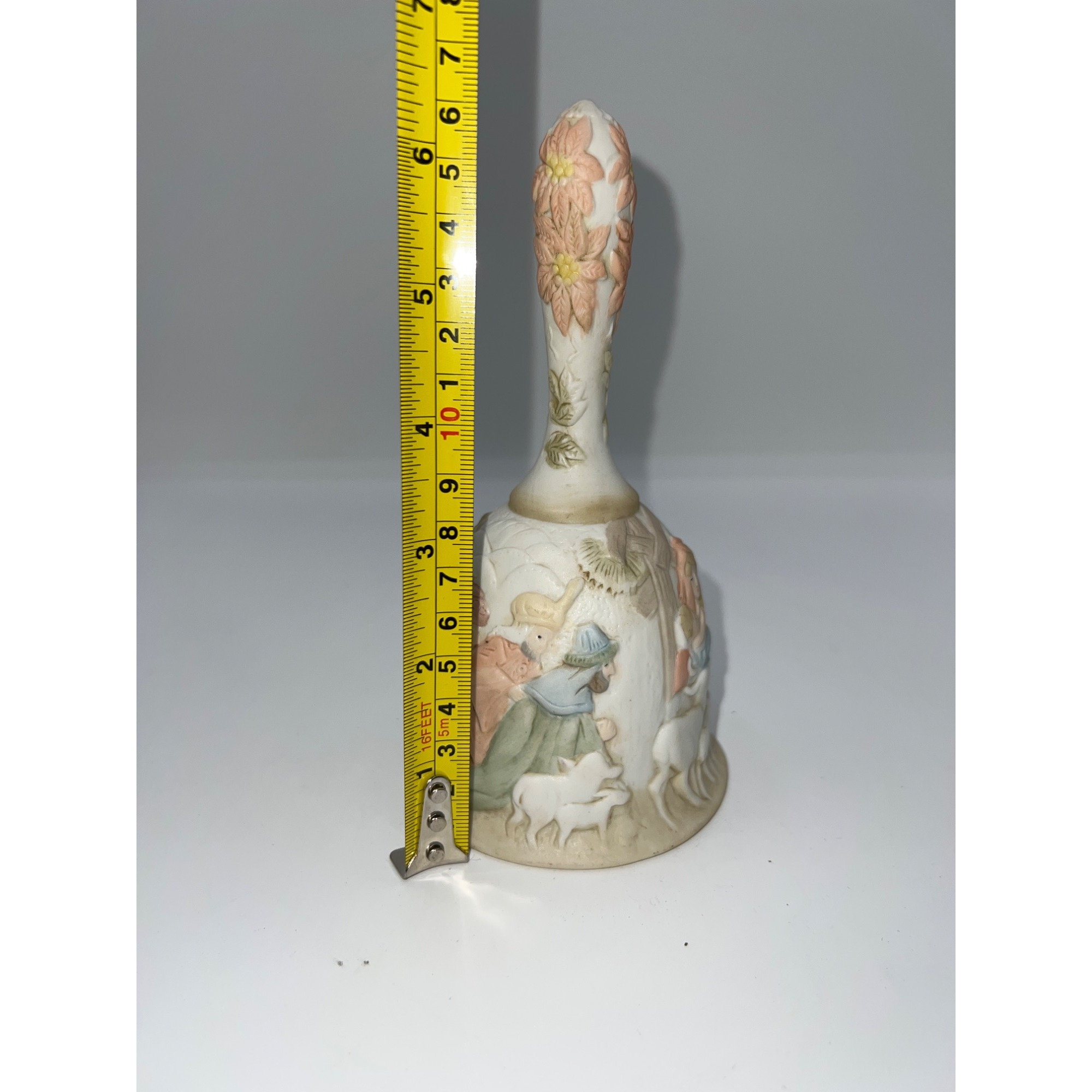 Vintage Lefton China Nativity Bell 1982 the Christopher Collection 7 ...