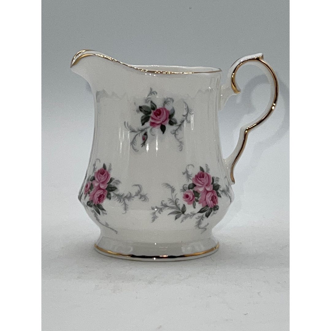 Hammersley Princess House Fine Bone China Creamer Pitcher Windsor Pink ...