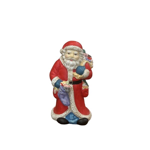 Ceramic Santa Claus - Etsy