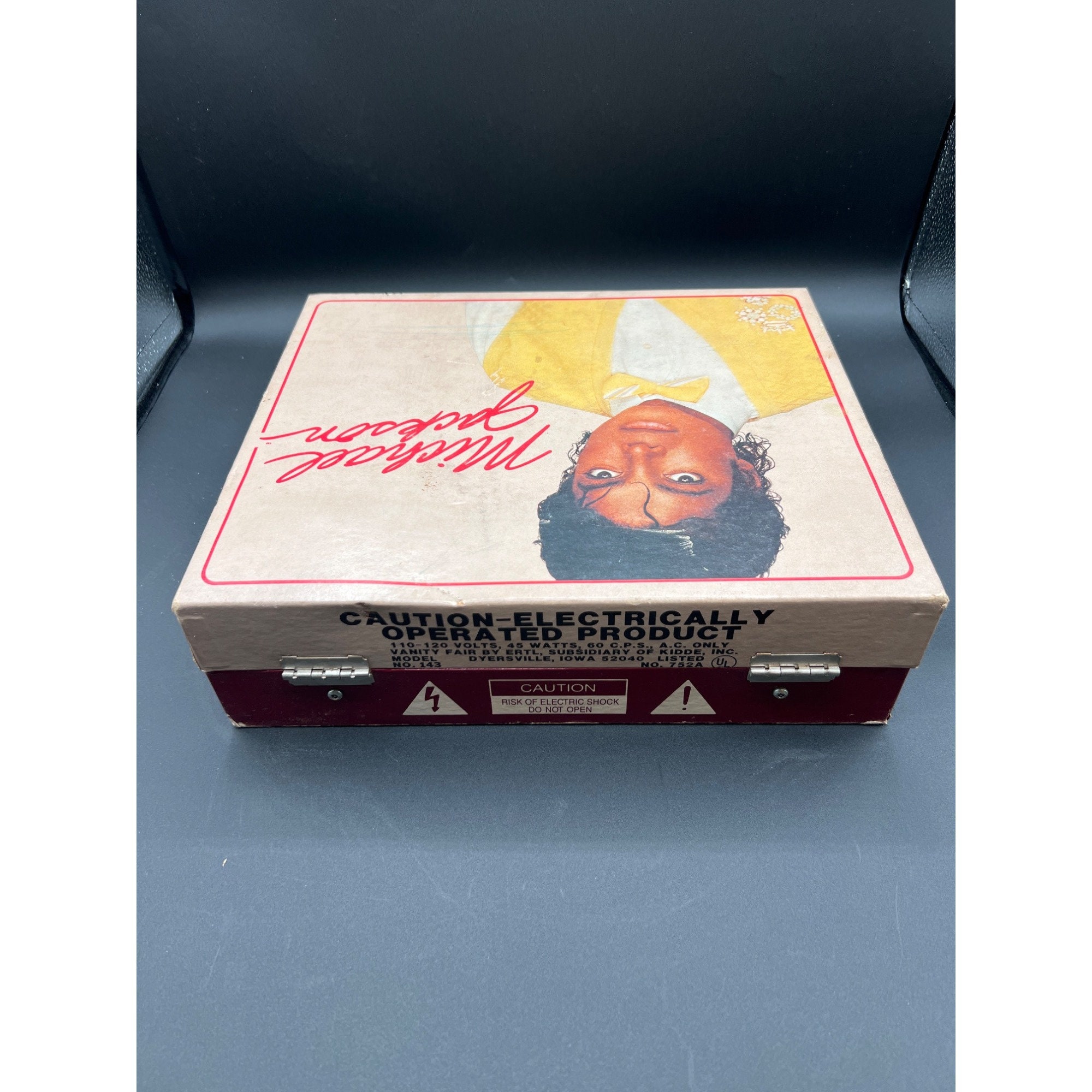 RARE Vintage Michael Jackson, Vanity Fair Record Player - Etsy