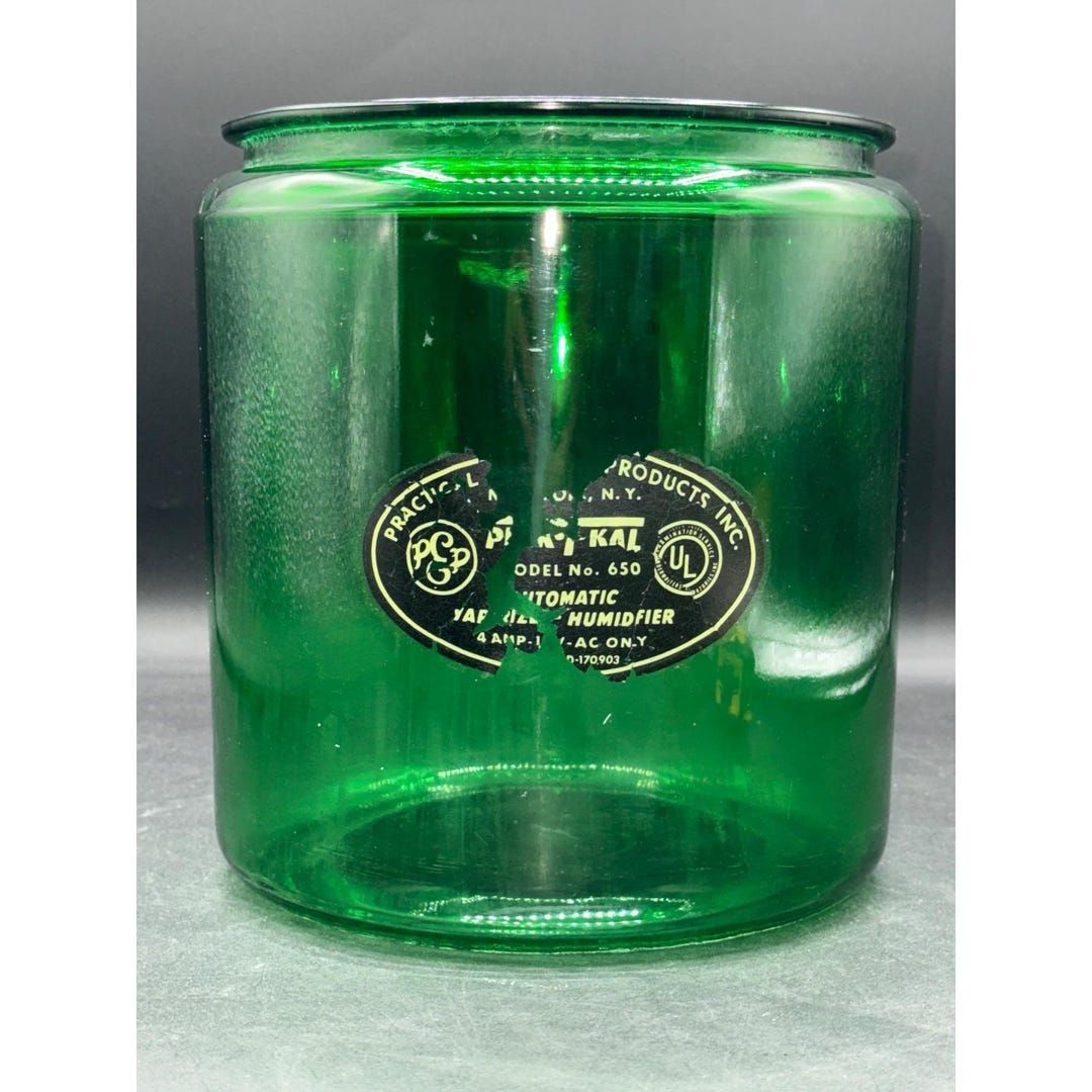Vintage Green Praktkal Vaporizer Humidifier Jar by Practical Products ...