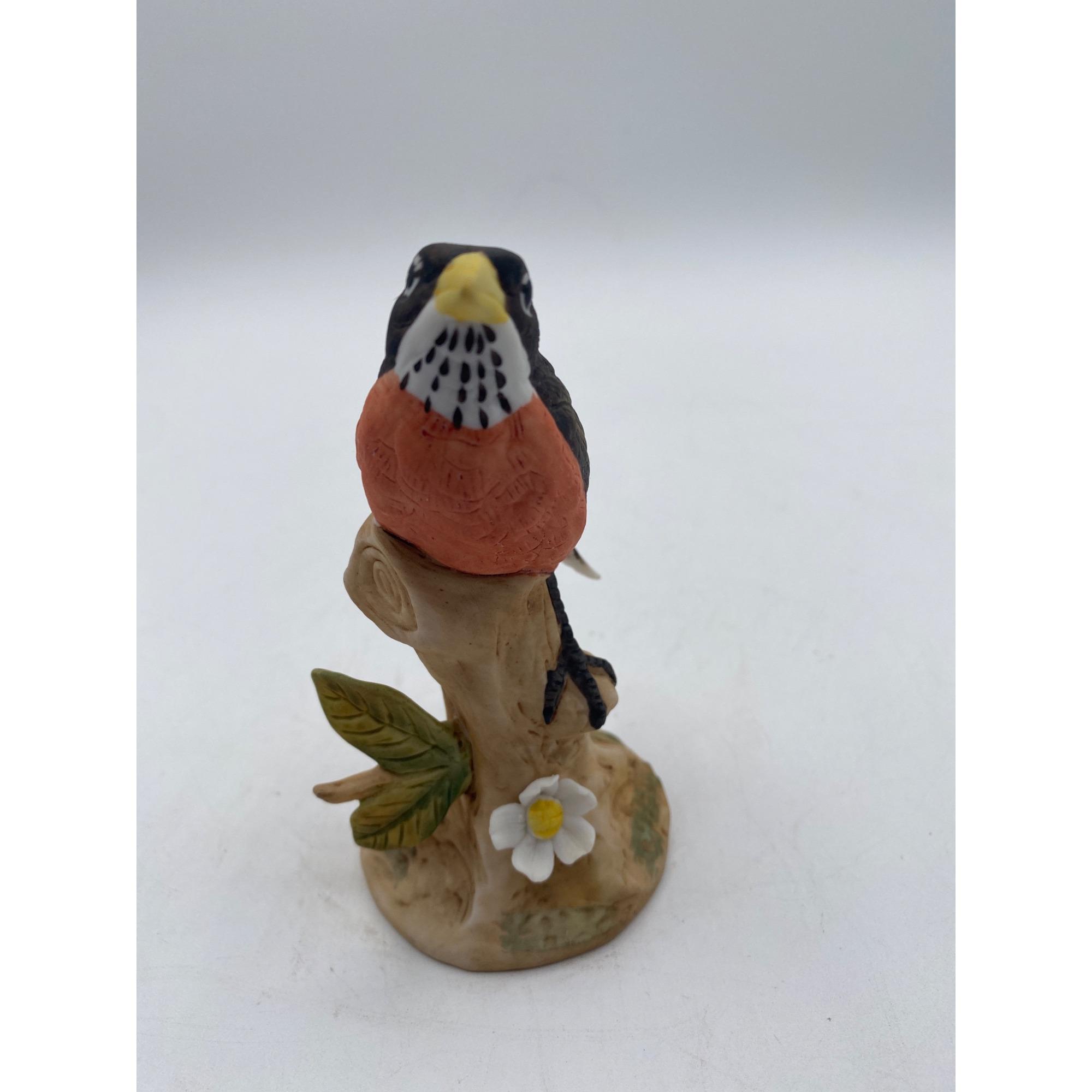 Lefton Bird robin Figurine Porcelain 1986 Collectible Original Stickers ...