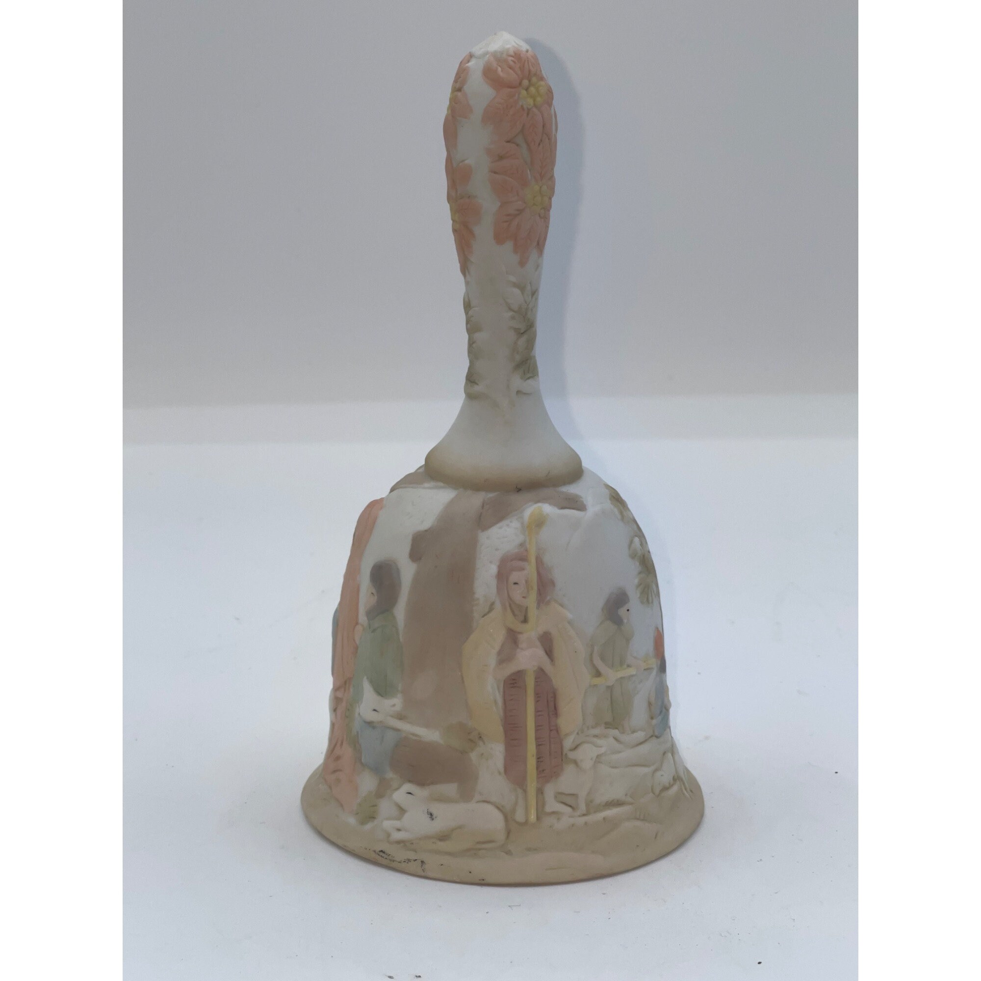 Vintage Lefton China Nativity Bell 1982 the Christopher Collection 7 ...