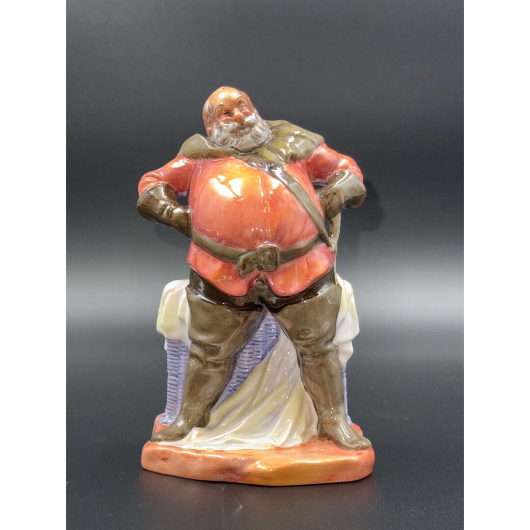 Royal Doulton Sir John Falstaff Figurine D6262 Hand-painted Ceramic ...