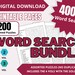Word Search Bundle - VOLUME 1–4 BUNDLE | 4000 Word Search for Adults ...