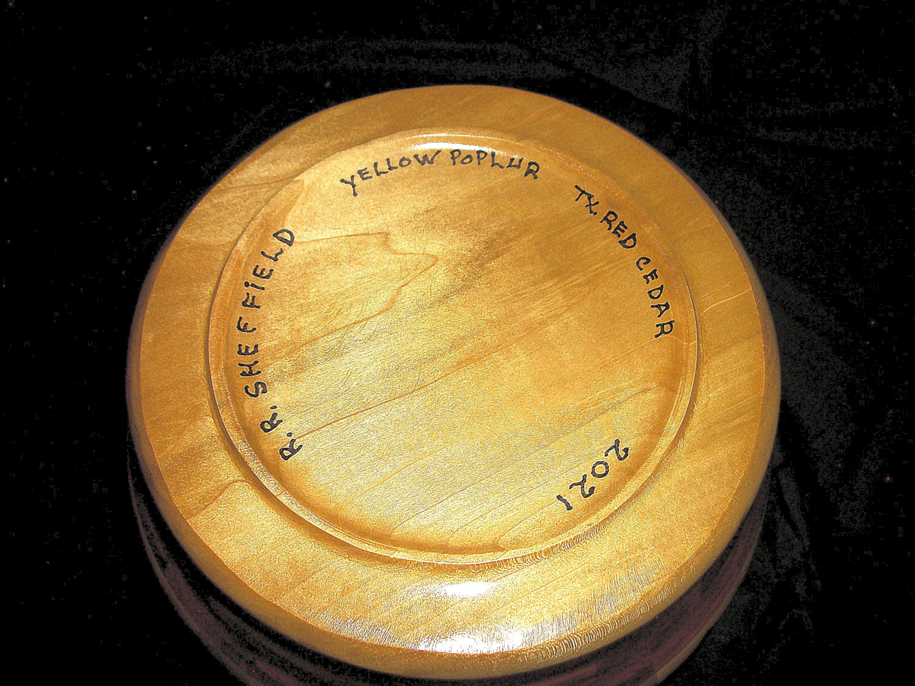 Texas Red Cedar and Yellow Poplar Segmented Wood Bowl - Etsy